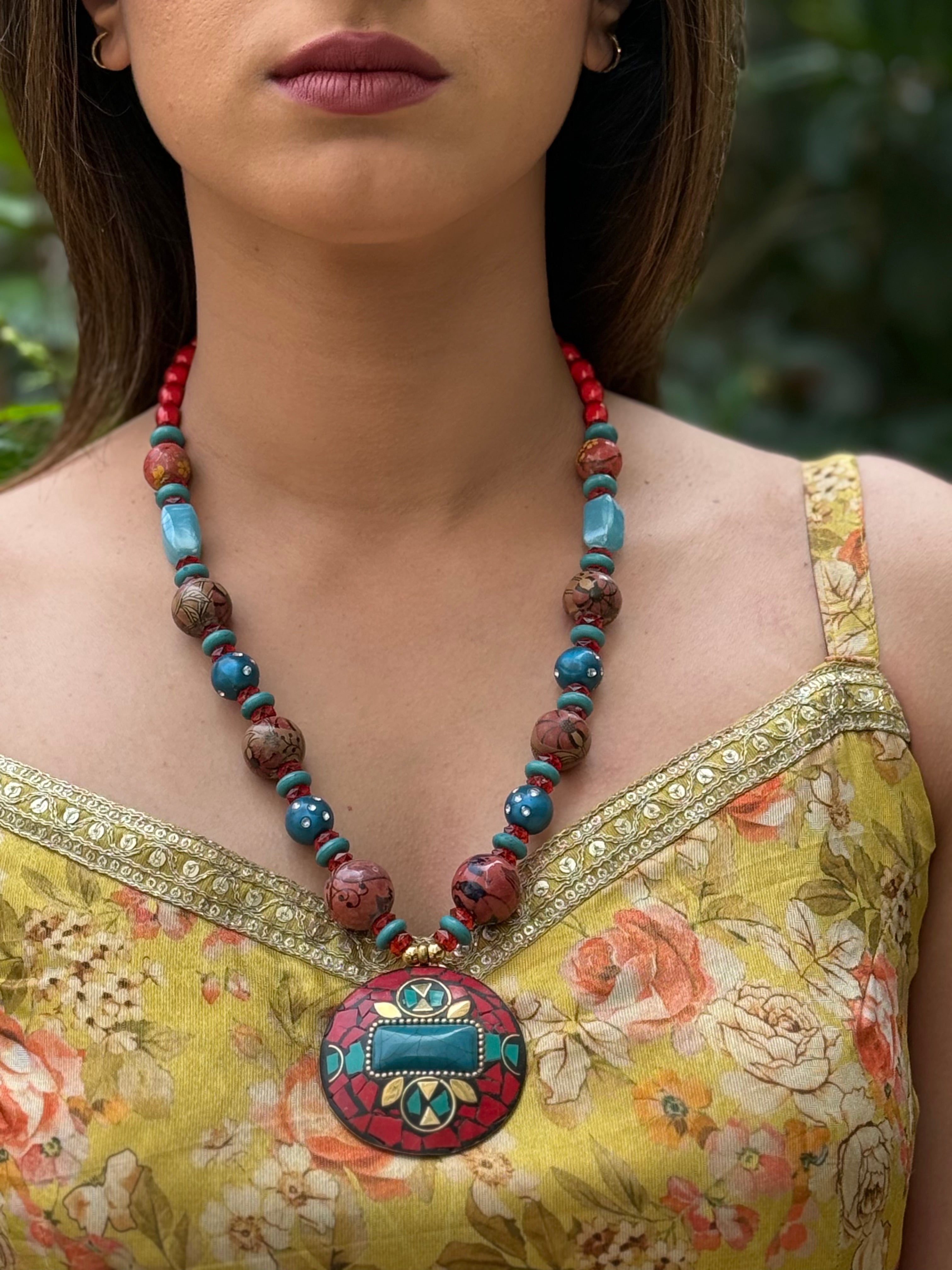 Bohemia Fire necklace – Kkatha Accessories